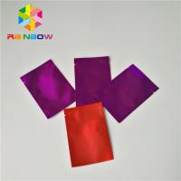 China Matte Aluminum Foil Packaging Bags Three Side Seal Pouch For Cosmetic Makeup Pack for sale