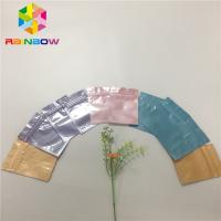 China Customize Print Foil Pouch Packaging Heat Seal Mask Pouch With Bottom Filling for sale