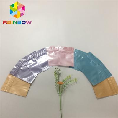 China Customize Print Foil Pouch Packaging Heat Seal Mask Pouch With Bottom Filling for sale