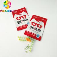 China Plastic Mylar Flat Packets Aluminum Foil Bags Laminated Facial Mask Pouch With Tear Notch for sale