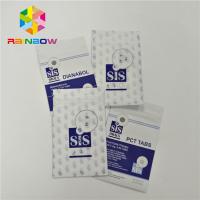 China Plastic Mylar Flat Packets Aluminum Foil Bags Laminated Facial Mask Pouch With Tear Notch for sale