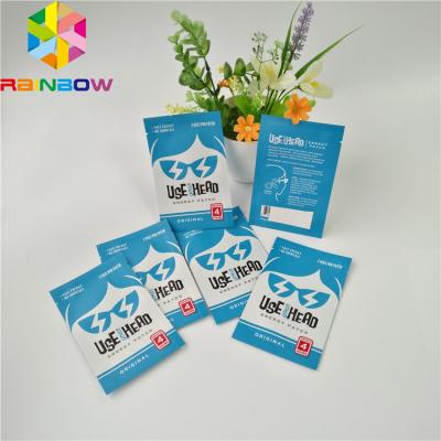 China 4x6 Inch Aluminum Foil Pouch Packaging Smell Proof Laminated Mylar Plastic Custom Logo for sale