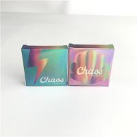 China Customized Size Herbal Incense Packaging Folding Paper Card Display Box With Logo Printing for sale