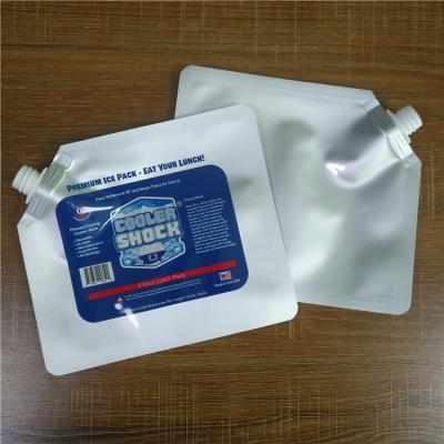 China Reusable Drink Stand Up Zipper Pouch Biodegradable Food Package Spice Bags With Spout for sale