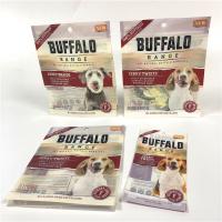 China Strong Sealing Smell Proof Pet Food Bag UV Logo Printed With Easy Opening Tear Notches for sale