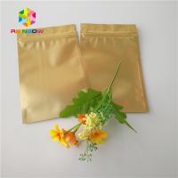 China Matte Glossy k Plastic Bags Packaging Metallic Gold Foil Sachet For Cbd Kratom for sale