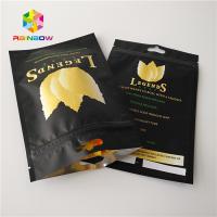 China Smell Proof Custom Printed Sative Leaves Packaging Smoking Weed Bags For Tobacco for sale