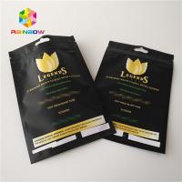 China Smell Proof Custom Printed Sative Leaves Packaging Smoking Weed Bags For Tobacco for sale