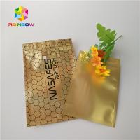 China Smell Proof Custom Printed Sative Leaves Packaging Smoking Weed Bags For Tobacco for sale