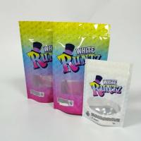 China k Holographic Herbal Incense Packaging Customized Bag Childproof 3.5g Pouch for sale