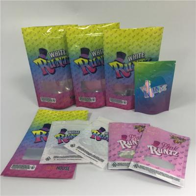 China Mylar Reusable k Bags Smell Proof k Aluminum Foil Cbd Gummy Bear Pouch for sale