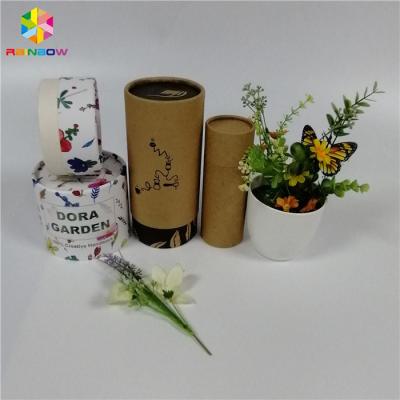 China Biodegradable Food Grade Paper Box Packaging Cardboard Tube Matt Surface Finish for sale