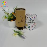 China Biodegradable Food Grade Paper Box Packaging Cardboard Tube Matt Surface Finish for sale