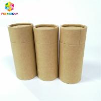 China Wax Bottle Paper Box Packaging Cosmetics Push Up Tube Customized Recycled Materials for sale