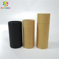 China Wax Bottle Paper Box Packaging Cosmetics Push Up Tube Customized Recycled Materials for sale