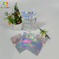China Digital Printing Zipper Plastic Stand Up Aluminum Foil Bag For Cosmetic / Eye Shadow for sale