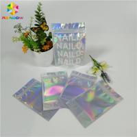 China Digital Printing Zipper Plastic Stand Up Aluminum Foil Bag For Cosmetic / Eye Shadow for sale