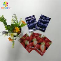 China Digital Printing Plastic Pouches Packaging Zip Lock Aluminum Foil Three Side Sealed for sale
