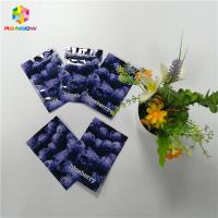 China Digital Printing Plastic Pouches Packaging Zip Lock Aluminum Foil Three Side Sealed for sale