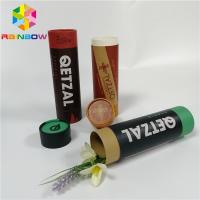 China Tea Dry Fruit Packaging Paper Box Packaging Custom Recyclable Push Up Kraft Tube for sale