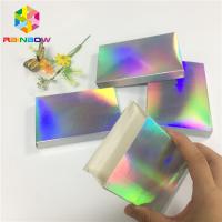 China Recyclable Custom Printed Paper Boxes Folding Hologram Gift Card Fleixble Packaging for sale