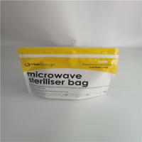 China Oven Microwave Cooking Bags Flat Bottom Pouch For Liquid Organic Soup Packaging for sale