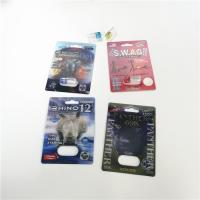 China Double Side Self Adhesive Blister Card Packaging For FX 9000 / Rhino 7 / SWAG Capsule Bullet for sale