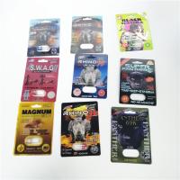 China Man Sex Paper Card Blister Pack Packaging Burro Rhino Black Mama Packing Single Double Hole for sale