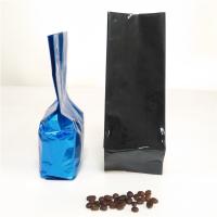 China Aluminum Foil Side Gusset Tea Bags Packaging Coffee Pouch Heat Seal With Valve for sale
