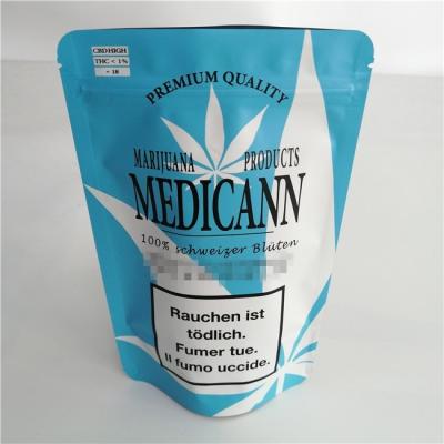 China Mylar Aluminum Foil Zip Lock Stand Up Bags Custom Printed Biodegradable Durable for sale