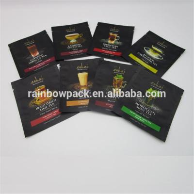 China Resealable Three Side Sealed Aluminum Foil Zip Lock Bag Food Moisture Proof for sale