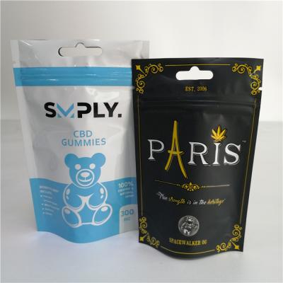China Gravure Printing Stand Up Bags Smell Proof For Sherbinskis Bacio Gelato Weed Leaf for sale