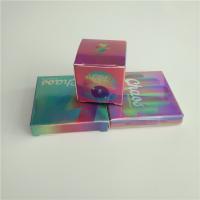 China Jewellery Packaging Paper Box Custom Printing With Holography Holographic Effect for sale