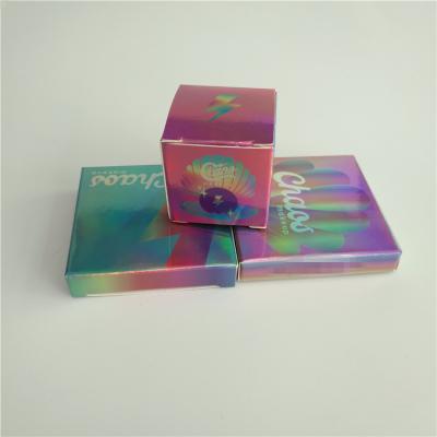 China Jewellery Packaging Paper Box Custom Printing With Holography Holographic Effect for sale