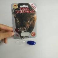 China Big Boy 9X Paper Blister Card Packaging Sex Pill Capsule With Transparent Stickers Blisters Bottles for sale