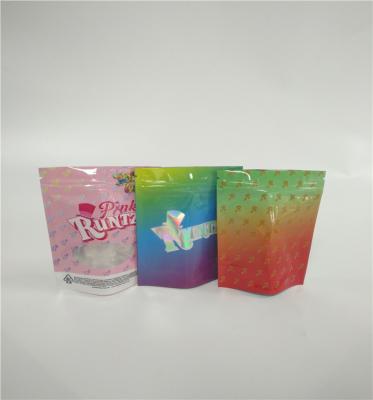 China Child Resistant Packaging Smell Proof Zipper Jungle Boys Weed Buds White Runtz Mylar Bags for sale