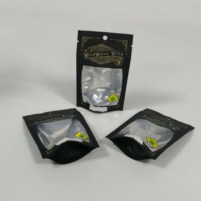 China Weed Bags Stand Up Pouch Jungle Boys One Pound Clear Front For Tobacco Leaf Powder for sale