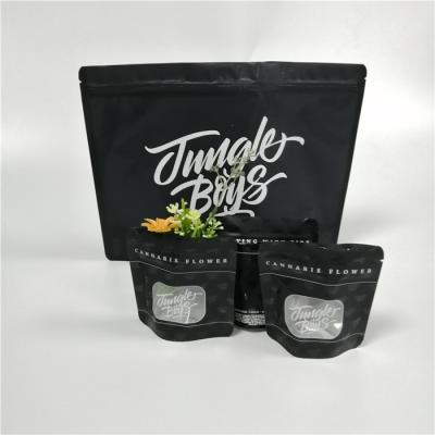 China 3.5g 28g Stand Up Zipper Pouch Bags Smell Proof Customized For Weed / Tobacco Leaf for sale