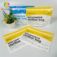 China Silicone Snack Food Packaging Bags Reusable Leakproof Foodsaver For Heating / Freezing for sale