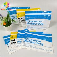 China Silicone Snack Food Packaging Bags Reusable Leakproof Foodsaver For Heating / Freezing for sale