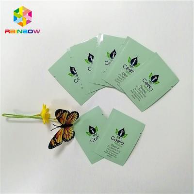 China Multi - Colored Pastel Mylar Foil Heat Seal Bags Top Open With Tear Notch 6x9cm for sale