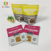 China Gravure Printing Stand Up k Packing Bags Vanilla Coffee / Milk Protein Powder for sale