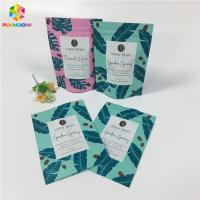 China High Barrier Aluminum Foil Custom Printed Snack Bags For Sea Salt / Body Scrub for sale