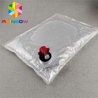 China Custom Size 20L Bib Foil Packaging Bags For Drinking Water Beverage Juice Storage for sale