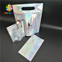 China Bikini Garments Plastic Pouch Packaging Hologram 3d Material Stand Up Bag With Zipper for sale