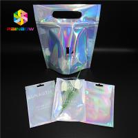 China Bikini Garments Plastic Pouch Packaging Hologram 3d Material Stand Up Bag With Zipper for sale