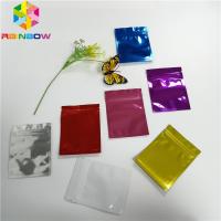 China Colorful Plastic Pouches Packaging Heat Seal Aluminum Foil Bags Smell Proof for sale