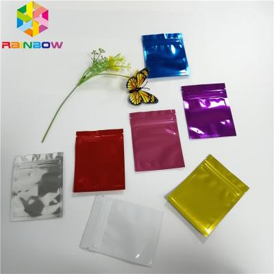 China Colorful Plastic Pouches Packaging Heat Seal Aluminum Foil Bags Smell Proof for sale