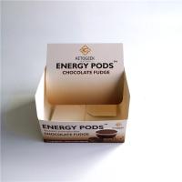 China Eco Friendly Kraft Paperboard Box , Foldable Counter Display Box For Chocolate for sale