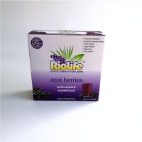 China Recycle Foldable Paper Box Packaging , Customized Size Display Paper Box For Berries for sale